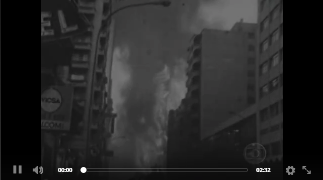 Completamos hoje 44 anos do grande incêndio no Edifício Andraus